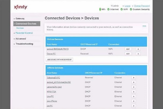 Direcciones IP del router 10.0.0.0.1 y 10.0.0.1
