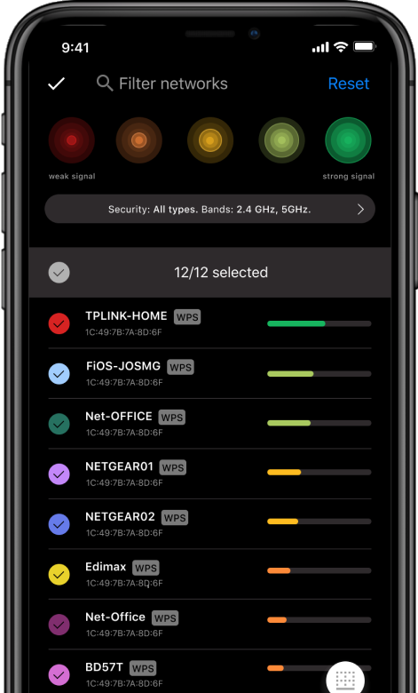 Get the best signal with free WiFi analyzer for iOS