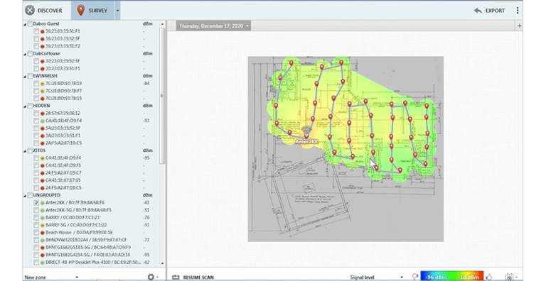 WiFi Site Survey and Heatmap Software — NetSpot