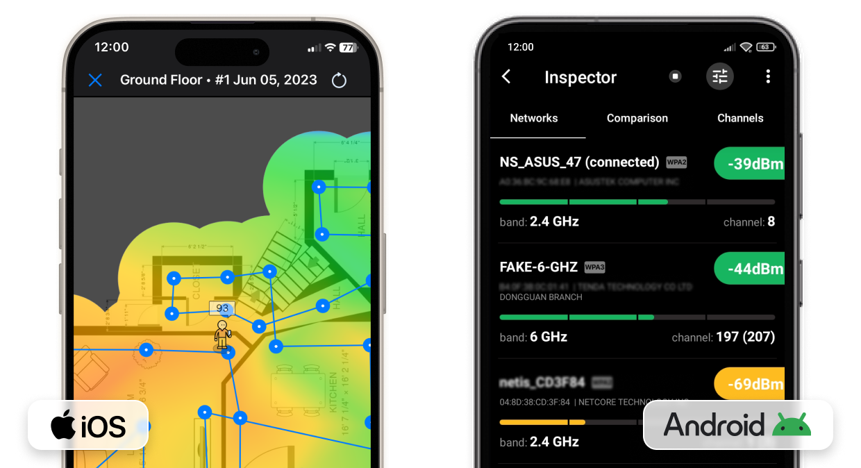 Free WiFi Scanner for macOS and Windows — NetSpot