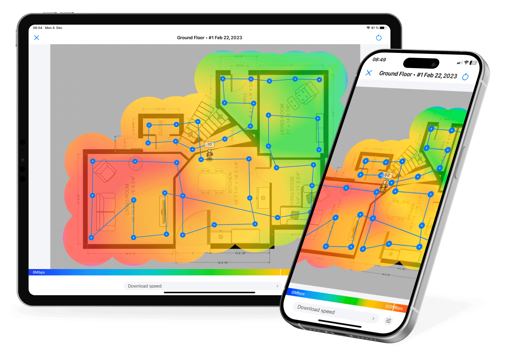برنامج تخطيط شبكات WiFi ومسح الموقع