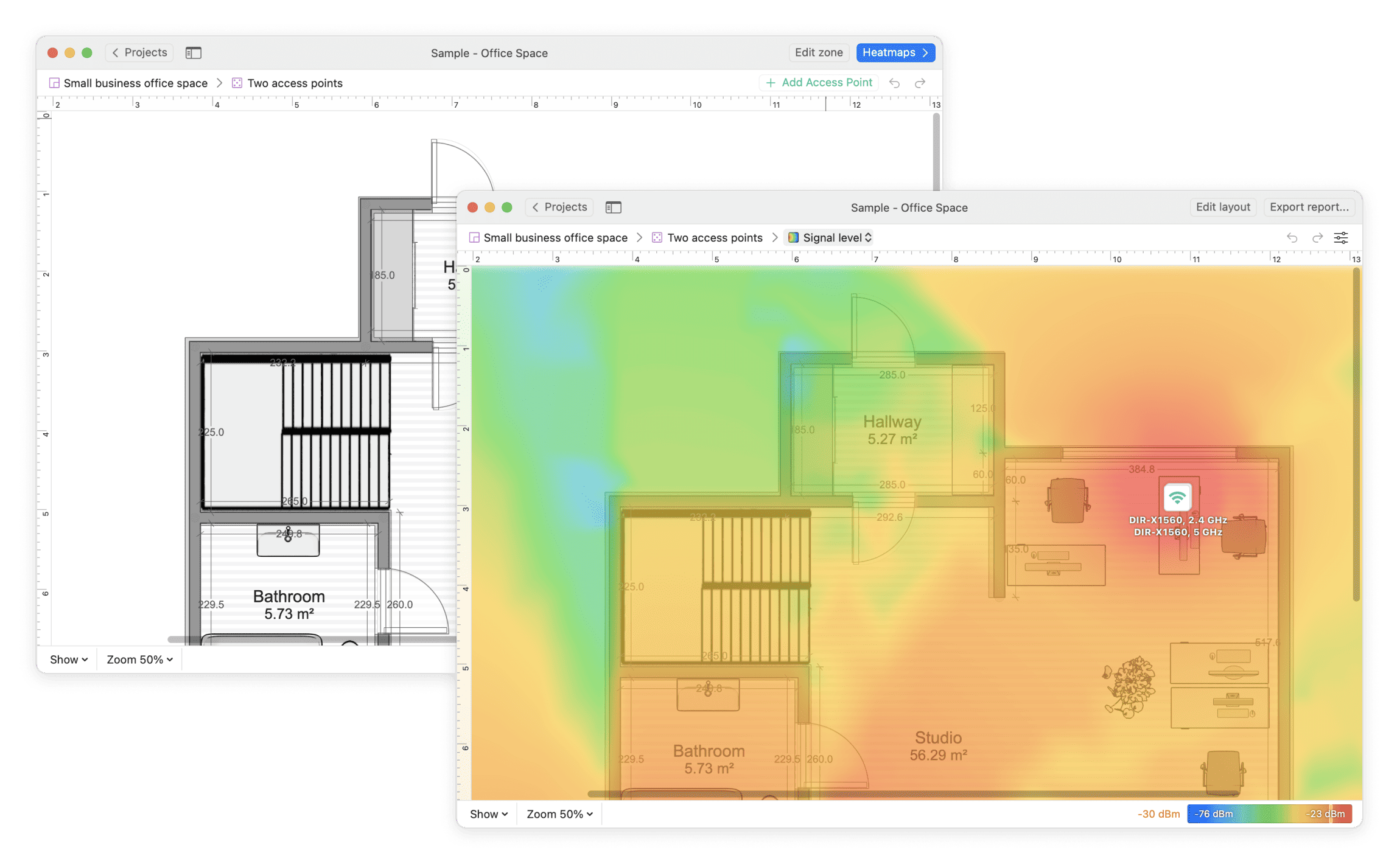 NetSpot WiFi Site Survey Software: WiFi Heat Maps, Network Planning ...