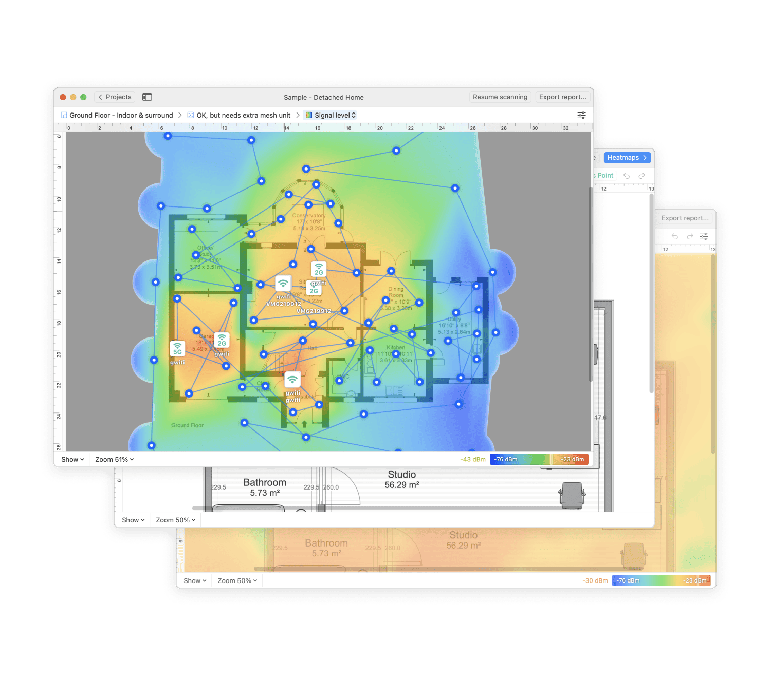 NetSpot WiFi Site Survey Software: WiFi Heat Maps, Network Planning ...